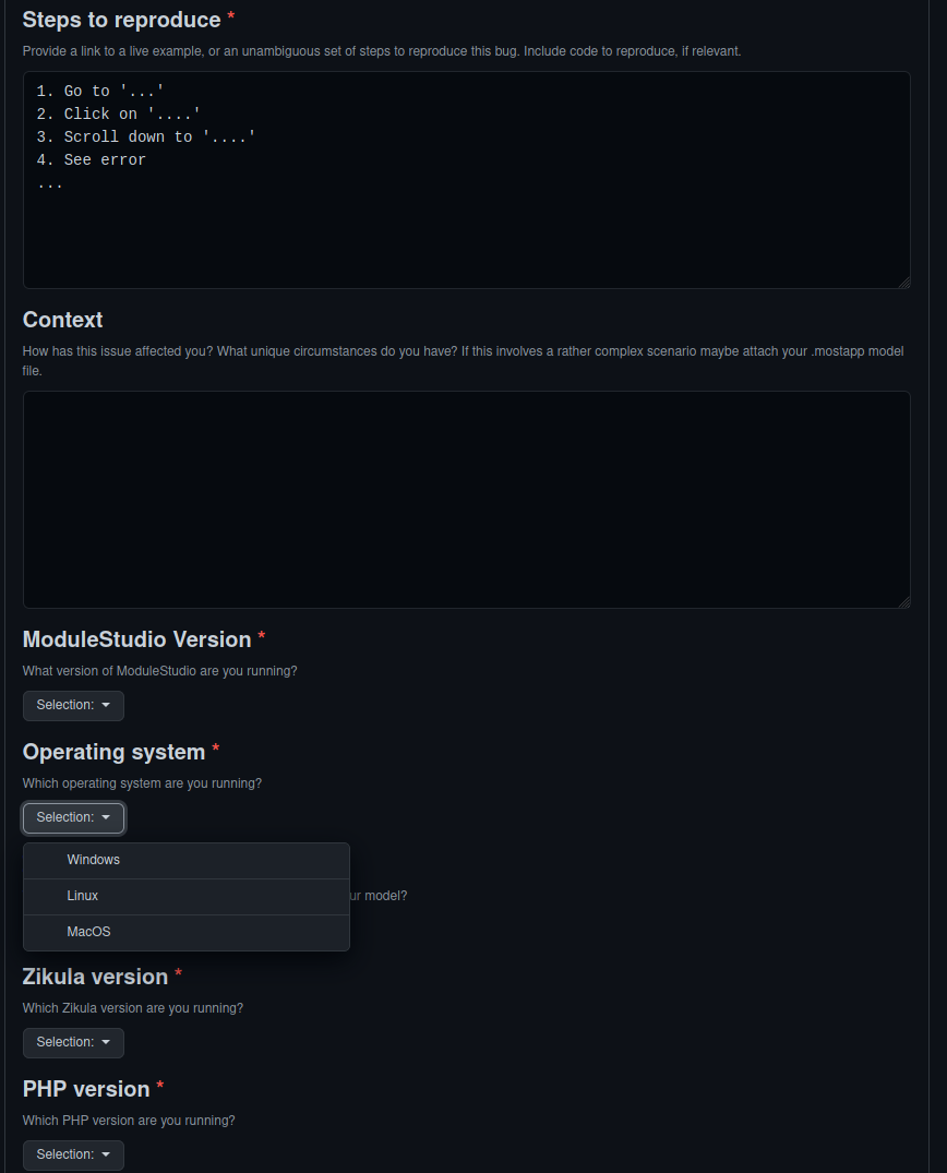 GitHub erlaubt Vorlagen für strukturierte Ticket-Formulare | Get the MOST